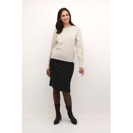 Kaffe Strickpullover Regular fit white grey