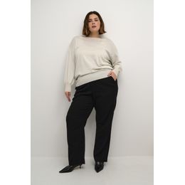 Kaffe Strickpullover Loose fit white