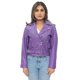 Damen-Bikerjacke aus Brando-Leder aus Rindsleder &ndash; Murcia