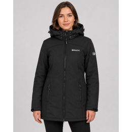 Softshellmantel DEPROC Active "KEELE PEAK II WOMEN", Damen, Gr. 36 (S), schwarz, 96% Polyester; 4% Elasthan, Windstopperb&uuml;ndchen mit Daumenl&ouml;chern,mit Schneefang,mit verstellbarem Klettverschluss, M&auml;ntel, auch in Gro&szlig;en Gr&ouml;&szlig;en erh&auml;ltlich