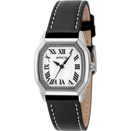 Invicta Wildflower 48961 Damenarmbanduhr - Quartz Bewegung - Edelstahl mit Silbernem Zifferblatt - 27 mm