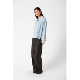 Soaked in Luxury Strickpullover SLSanja Lockere Passform blue