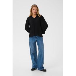 Kaffe Langarm-Bluse KAliv Regular fit black