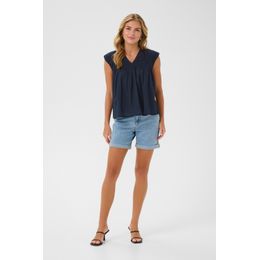 Kaffe &Auml;rmellose Bluse A-shape Midnight Marine dark blue