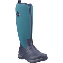 Muck Boots Arctic Adventure Damen Winterschaftstiefel aus Neopren in Marineblau/Tannengr&uuml;n