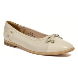 Pod Priya Leder Damenschuhe in Taupe