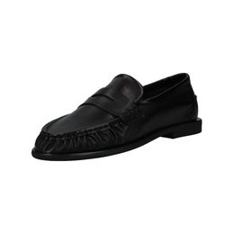 Slipper Pavement "Pavement Slipper Leder", Damen, Gr. 36, schwarz, Leder, Schuhe Slipper