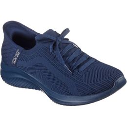 Skechers Ultra Flex 3.0 Pure Color Textil Damen Dunkelblau Sport sneakers