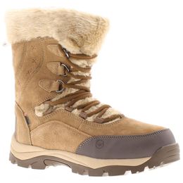 Hi-Tec Damen Wanderschuhe Moritz Wasserdicht 200 Wildleder Schn&uuml;rsenkel braun