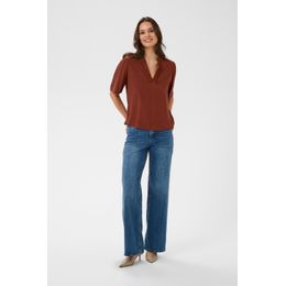 Kaffe Kurzarm-Bluse KAgina Kurzarm-Bluse Regular fit