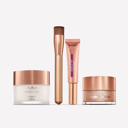 M. Asam MAGIC FINISH Glow Make-up Set mit Strahlkraft-Finish & Wimpern-Booster 4-teilig