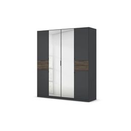 M&ouml;bel Kraft Dreht&uuml;renschrank Thurso schwarz Ma&szlig;e (cm): B: 181 H: 210 &raquo; M&ouml;bel Kraft