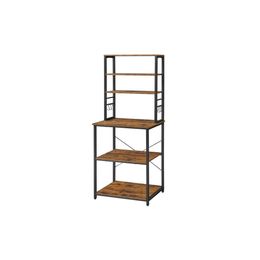 M&ouml;bel Kraft Standregal braun Ma&szlig;e (cm): B: 60 H: 167 &raquo; M&ouml;bel Kraft