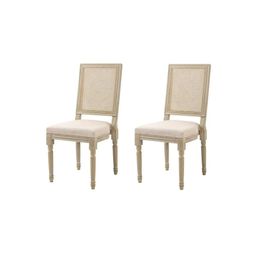 M&ouml;bel Kraft Stuhl 2er-Set beige Ma&szlig;e (cm): B: 50 H: 98 &raquo; M&ouml;bel Kraft