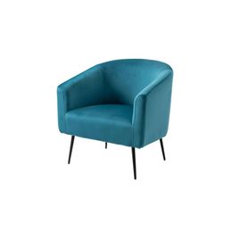 Sessel Kiiruna blau Ma&szlig;e (cm): B: 75 H: 76 Sessel & Hocker > Sessel nach Material > Stoff Sessel &raquo; Sofa DE