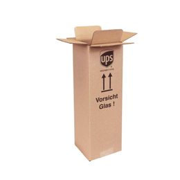 20 x Flaschenversandkarton 1er mit PTZ-Zulassung DHL und UPS