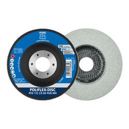 Pferd TOOLS Poliflex Disc PFD &Oslash; 115x14 mm Bohrung-&Oslash; 22,23 mm Bindung PUR Mittelhart SIC60 (41130106)