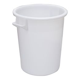 HMH Tonne 75 Liter 570 x &Oslash; 480 mm wei&szlig; lebensmittelecht ; E. S. B. (TF075OL9010)