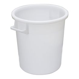 HMH Tonne 50 Liter 470 x &Oslash; 460 mm wei&szlig; lebensmittelecht HDPE ; E. S. B. (TF050OL9010)