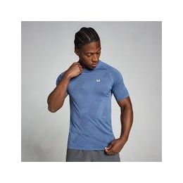 Myprotein MP Tempo Pillar Graphic Seamless T-Shirt f&uuml;r Herren &ndash; Schieferblau - XS