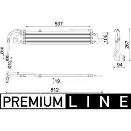 Mahle &Ouml;lk&uuml;hler, Automatikgetriebe clc288000p f&uuml;r Opel Vaughall
