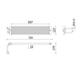 Mahle &Ouml;lk&uuml;hler, Automatikgetriebe clc399000p f&uuml;r BMW