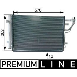Mahle Kondensator, Klimaanlage BEHR HELLA SERVICE *** PREMIUM LINE ac442000p f&uuml;r KIA