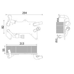 Mahle &Ouml;lk&uuml;hler, Automatikgetriebe clc139000p f&uuml;r CUPRA