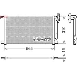 DENSO Kondensator, Klimaanlage dcn05003 f&uuml;r MINI