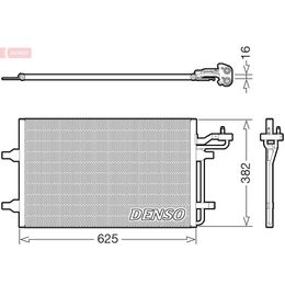 DENSO Kondensator, Klimaanlage dcn33011 f&uuml;r Volvo