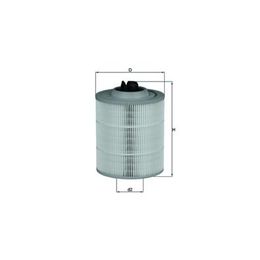 KNECHT Luftfilter lx2685 Filtereinsatz 219mm f&uuml;r Ford