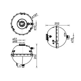 Mahle Ausgleichsbeh&auml;lter, K&uuml;hlmittel crt211000s f&uuml;r BMW