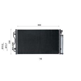 Mahle Kondensator, Klimaanlage ac1095000s f&uuml;r BMW