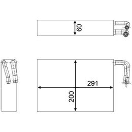 Mahle Verdampfer, Klimaanlage ae86000s f&uuml;r ALPINA