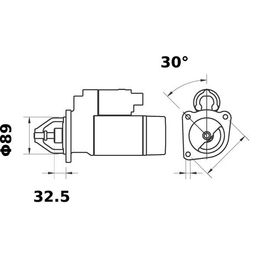 Mahle Starter ms299