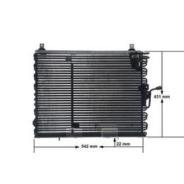 Mahle Kondensator, Klimaanlage ac150000s f&uuml;r Mercedes