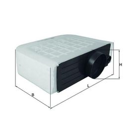 Mahle Luftfilter lx32336 Filtereinsatz 101mm f&uuml;r CUPRA