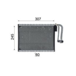 Mahle Verdampfer, Klimaanlage ae104000p f&uuml;r BMW (BRILLIANCE)