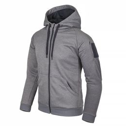 Helikon-Tex Urban Tactical Hoodie FullZip melange grau Gr&ouml;&szlig;e S