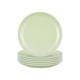 Brotteller Seltmann Weiden "Brotteller Amina &oslash; 16,3 cm 6er Set", gr&uuml;n (seladon), L:16,3cm, Speiseteller