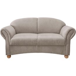Polstergarnitur Home Affaire "Torello", taupe, taupe, Microfaser, gepolstert, Sitzm&ouml;bel-Sets