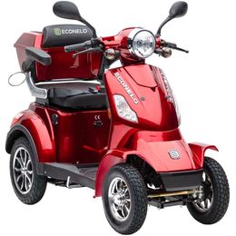 Elektromobil ECONELO "Seniorenmobil P4000, Blei-Akku, 25 km/h, 1000 Watt", rot, ElektromobileB:70cm H:100cm L:146cm, B:70cm H:100cm L:146cm
