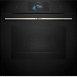 Bosch Dampfbackofen "HSG7584B1", Energieeffizienz: A+ (A+++-D), schwarz, B:59,4cm H:59,5cm T:54,8cm, Back&ouml;fen, AirFry-Funktion