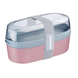 Lunchbox Westmark "&raquo;Mini&laquo;", rosa, B:21cm H:11,5cm L:10cm, Kunststoff, Polyprophylen (PP), Lebensmittelaufbewahrungsbeh&auml;lter, Lunchbox, Made in Germany, 5 Jahre Garantie