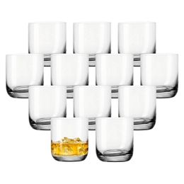 Glas Leonardo "Trinkglas Daily 320 ml 12er Set transparent", bunt (transparent), Glas, Trinkgef&auml;&szlig;e, GlaeserSet Whiskyglas Glas-Set