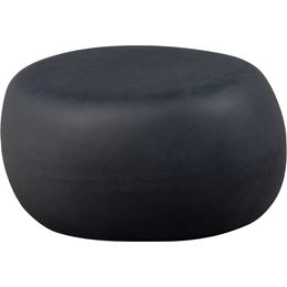 Beistelltisch Woood "Pebble aus Fiberclay mit abgerundeter organischer Form", anthrazit, B:65cm H:31cm T:49cm, Tische, Beistelltisch, Tragkraft 90 kg, Glasfaser-Ton-Gemisch, offene Materialstruktur