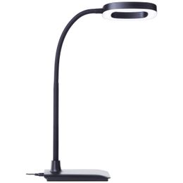 Brilliant LED Schreibtischlampe "Maskat", schwarz, 1, H: 43cm, 1 Stk., Leuchten, 43cm, 880lm, 5000K, dimmbar, Flexarm, schwarz, LED Schreibtischlampe