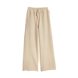 Marc O'Polo Chinohose MARC O'POLO "mit weitem Bein", M&auml;dchen, Gr. 152, Normalgr&ouml;&szlig;en, beige (summer sand), Obermaterial: 100% Baumwolle, unifarben, loose fit normal, Hosen Chinohose