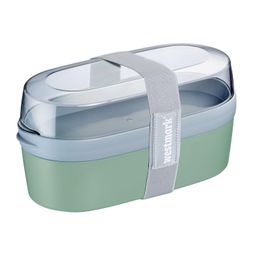 Lunchbox Westmark "&raquo;Mini&laquo;", mintgr&uuml;n, B:21cm H:11,5cm L:10cm, Kunststoff, Polyprophylen (PP), Lebensmittelaufbewahrungsbeh&auml;lter, Lunchbox, Made in Germany, 5 Jahre Garantie