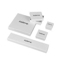 Paar Creolen ZEEme "925/- Sterling Silber rhodiniert/ros&eacute;", mehrfarbig, wei&szlig;, Ohrringe, Damen, one-size, Silber 925 (Sterlingsilber)